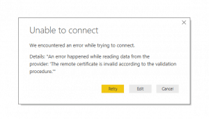 PowerBI and PostgreSQL : SSL, Let’s encrypt and Gateway