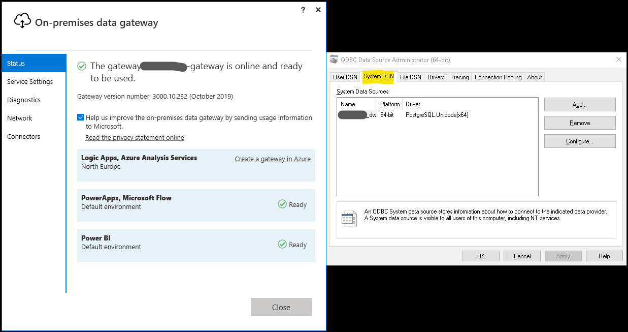 Powerbi And Postgresql Ssl Lets Encrypt And Gateway
